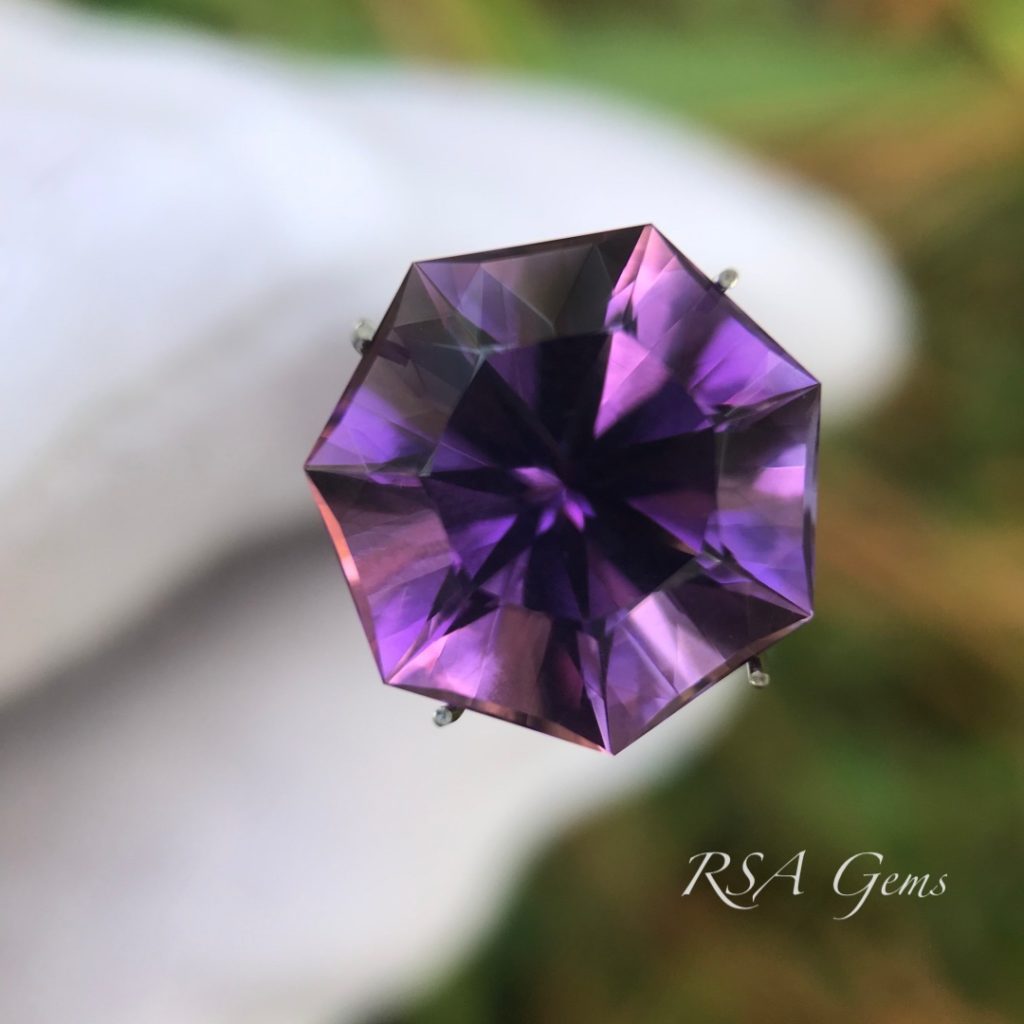 Amethyst Heptagon - RSA Gems